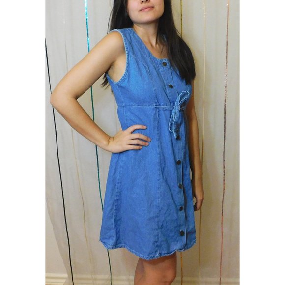 Vintage Dresses Vintage Kalifornia Speed Control Denim Dress Poshmark